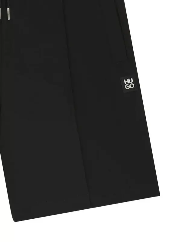 Hugo Panelled Drawstring Shorts - Black