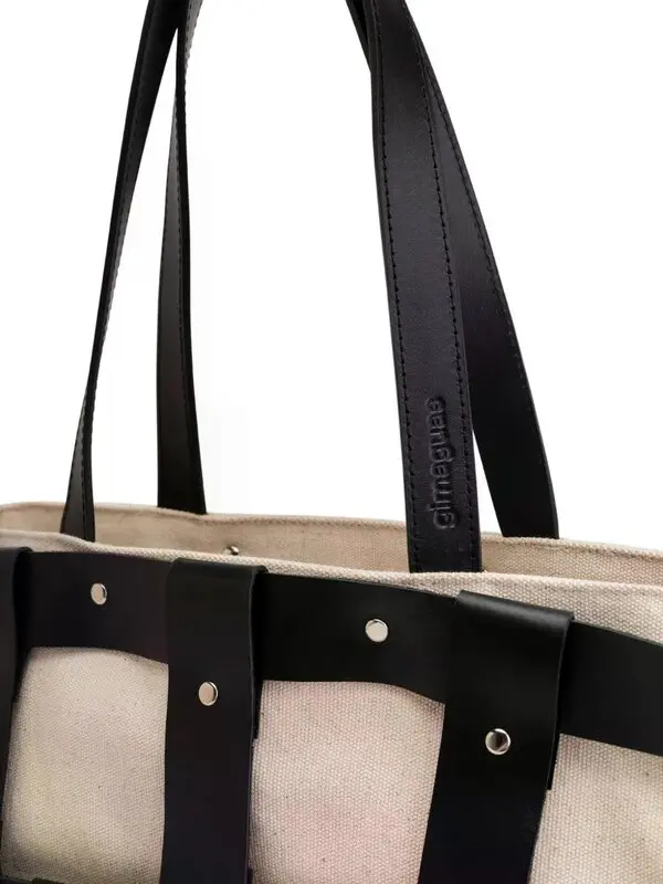 Gimaguas Studded Caged Tote Bag