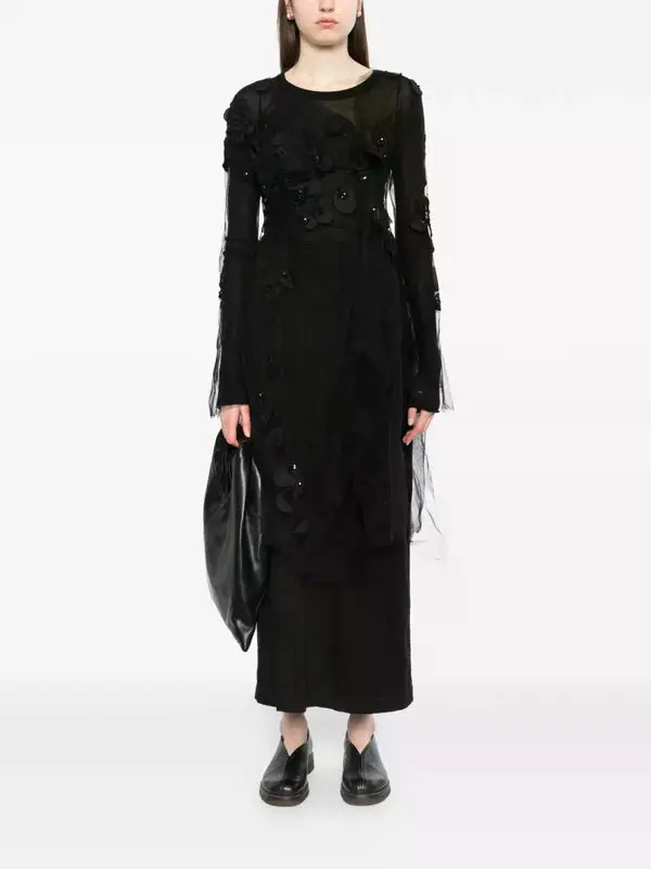 Yohji Yamamoto Lace Appliqué Jacket