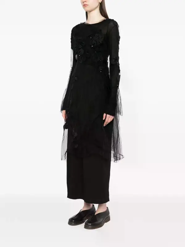 Yohji Yamamoto Lace Appliqué Jacket