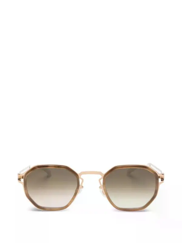 Mykita Gia Geometric-frame Sunglasses - Brown
