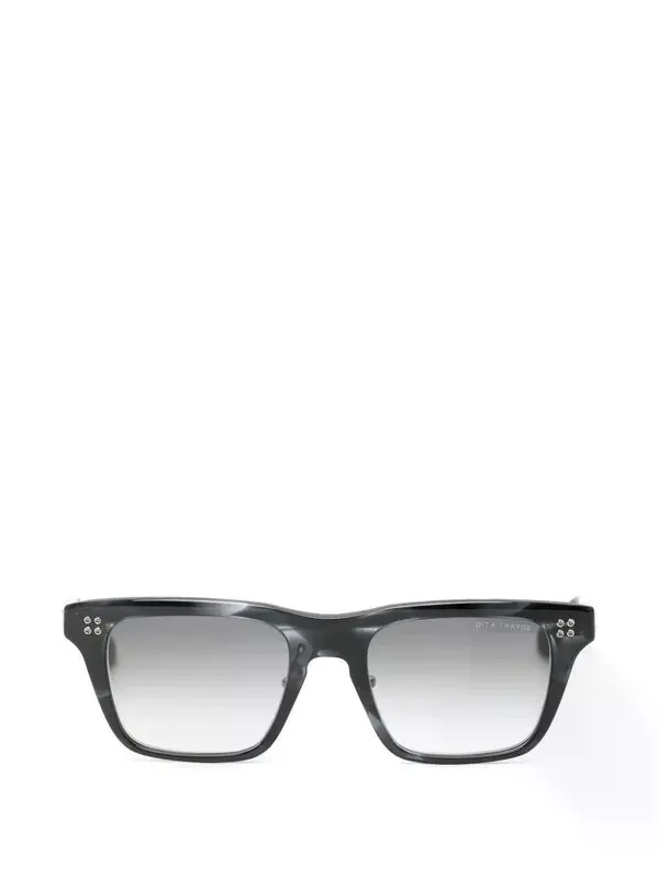 Dita Thavos Square-frame Sunglasses - Grey