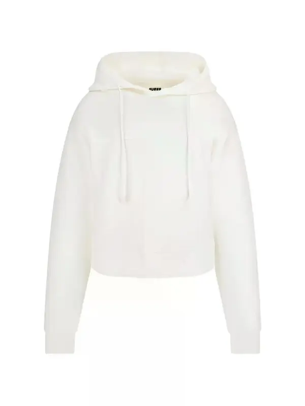 Guess Logo Hoodie - White