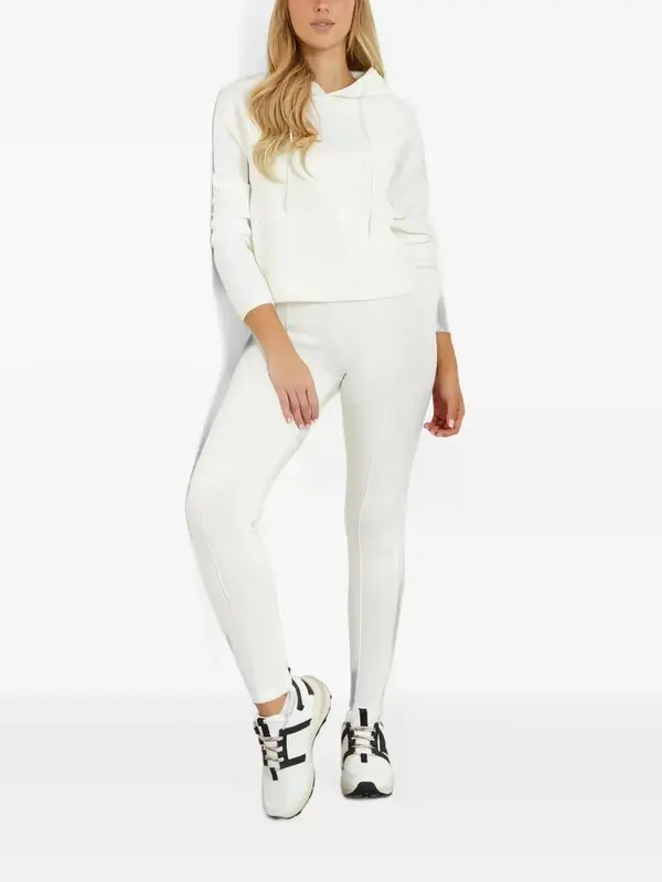 Guess Logo Hoodie - White