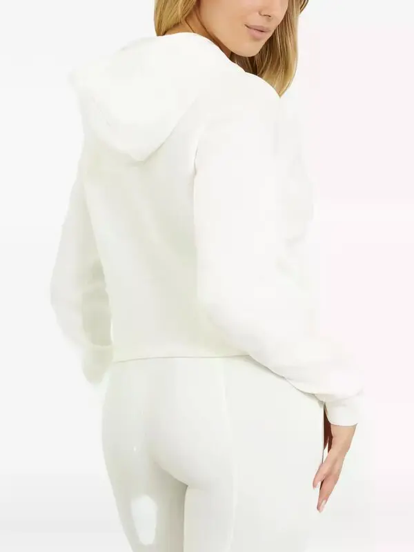 Guess Logo Hoodie - White