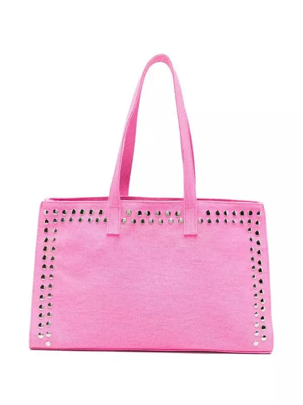 Gimaguas Stud-embellished Tote Bag - Pink