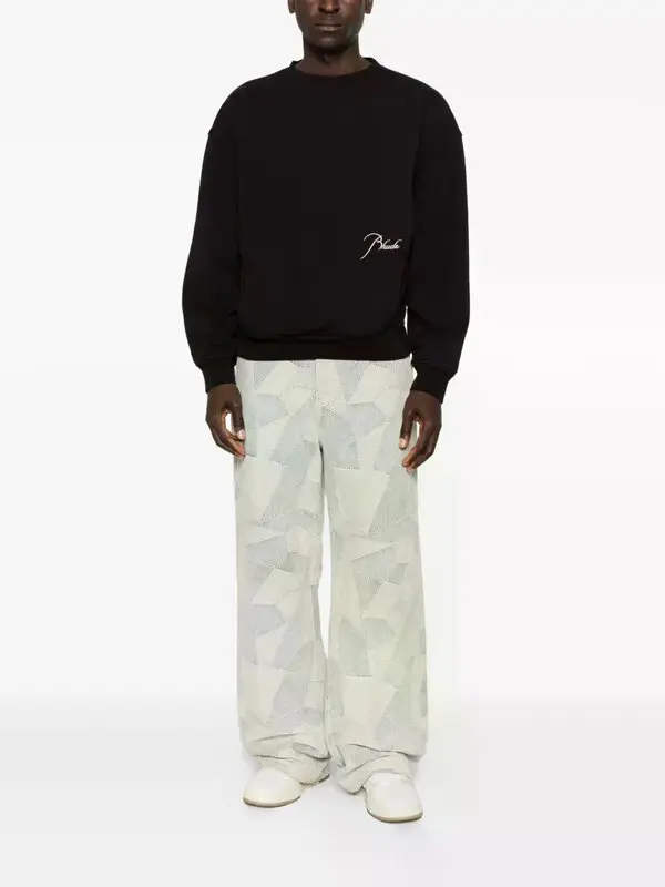 Rhude Logo-embroidered Sweater