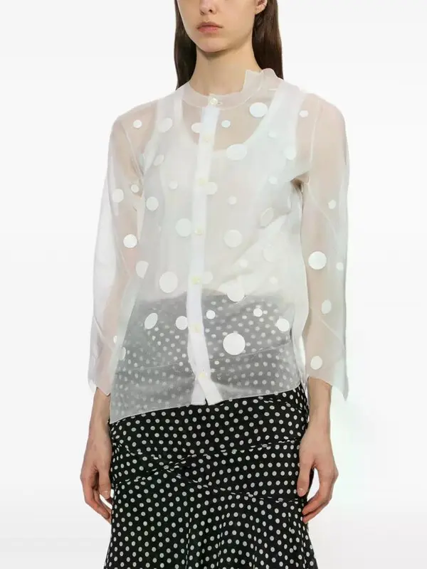 Junya Watanabe Polka Dot Cardigan