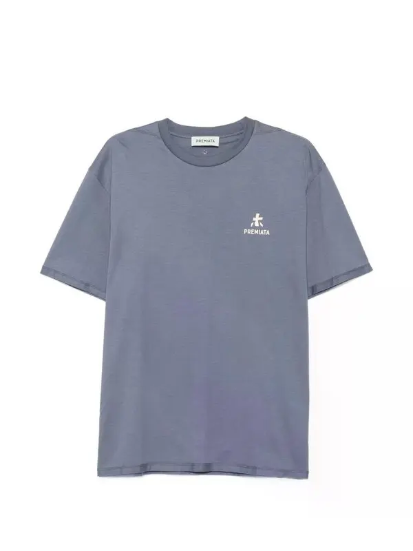 Premiata Logo-print T-shirt - Blue