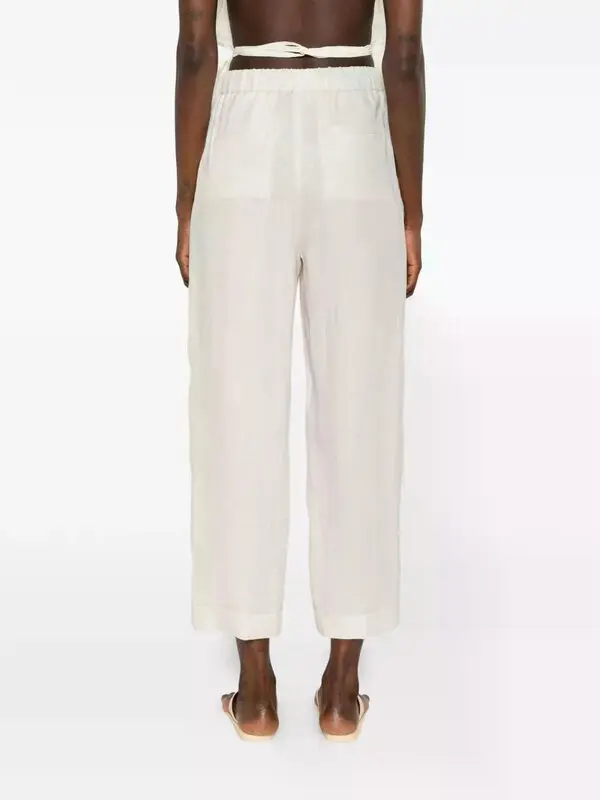 Peserico Elasticated Waist Trousers - Neutrals