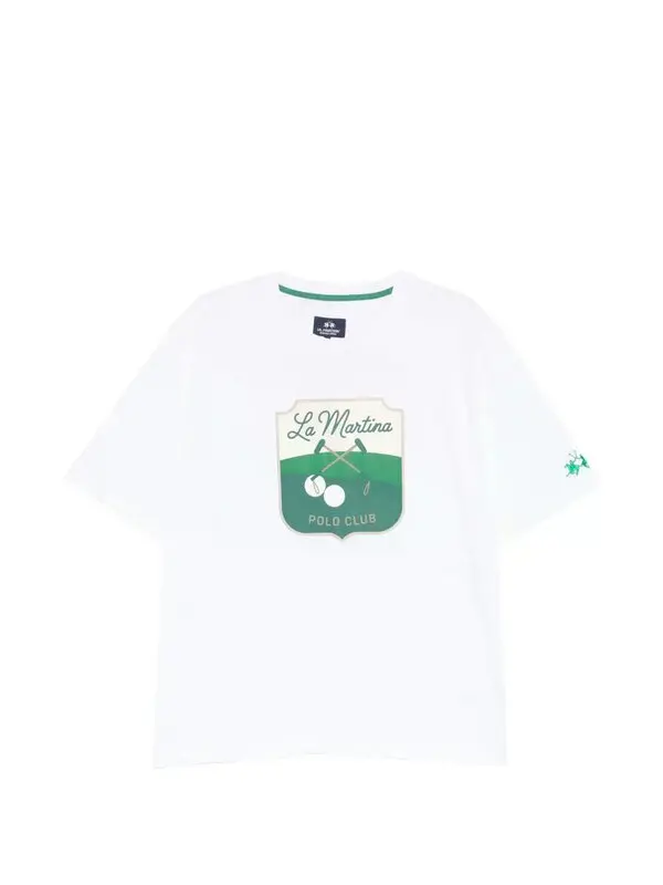 LA MARTINA Logo-print T-shirt