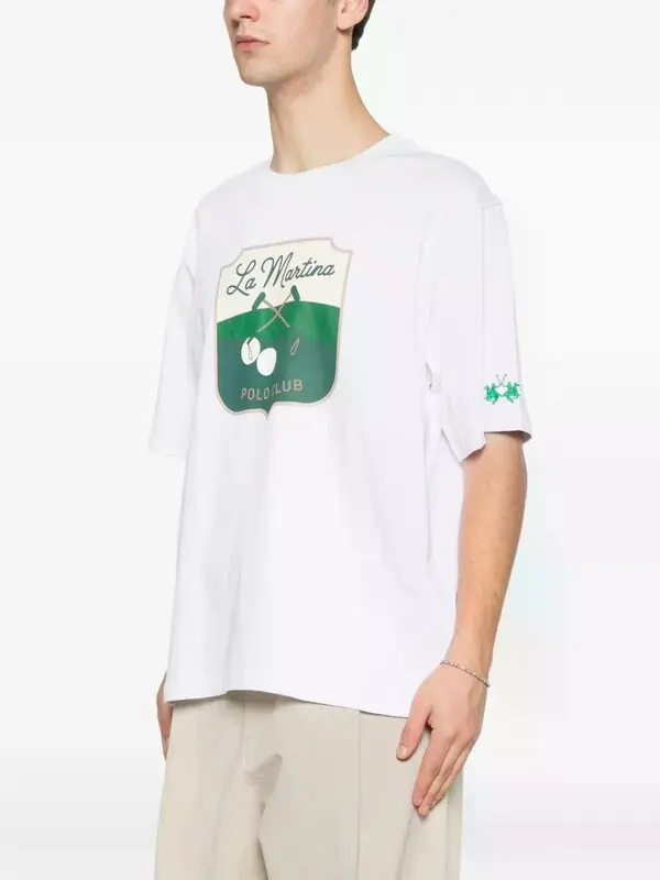 LA MARTINA Logo-print T-shirt