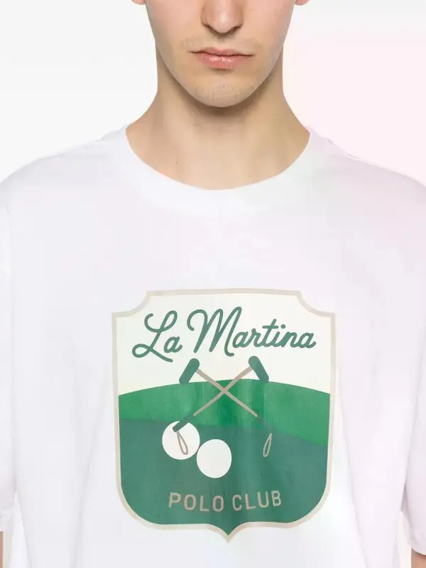 LA MARTINA Logo-print T-shirt