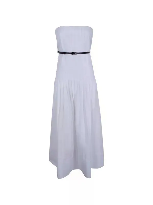 SEMICOUTURE Belted Pleated Dress