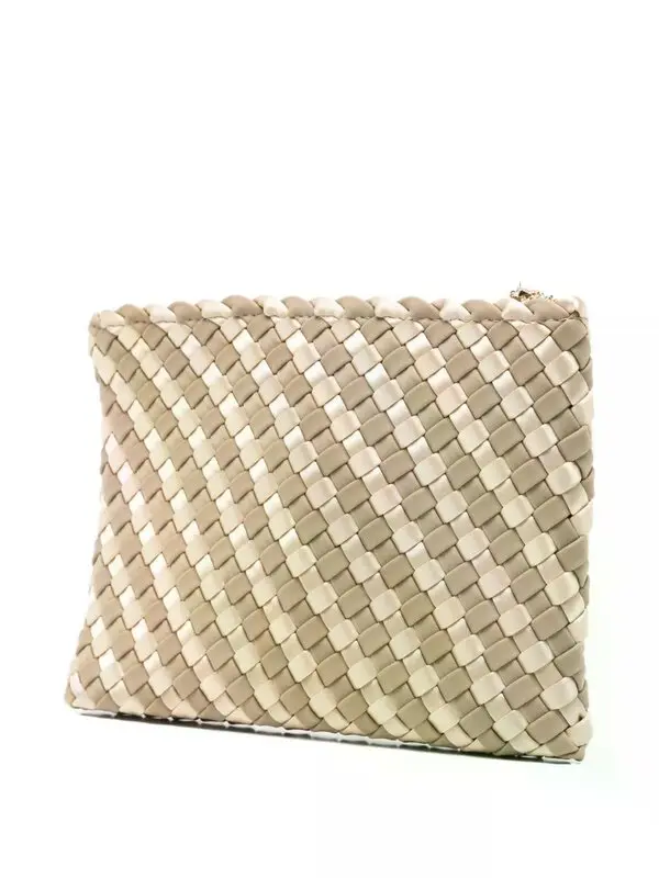 MARREA Woven-design Clutch Bag