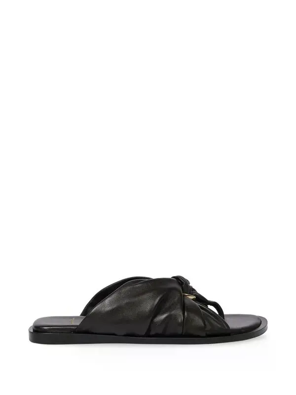 Paul Smith Lorrha Leather Sandals - Brown