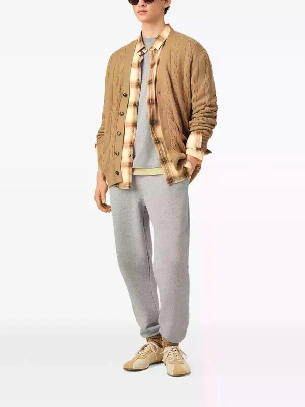 AMI Paris Cable-stitch Cardigan