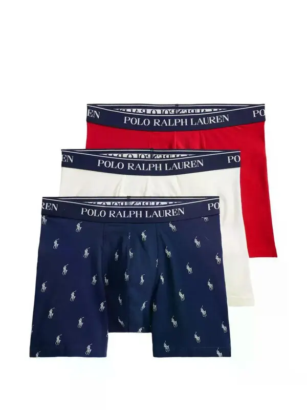 Polo Ralph Lauren Logo-print Boxers - Blue