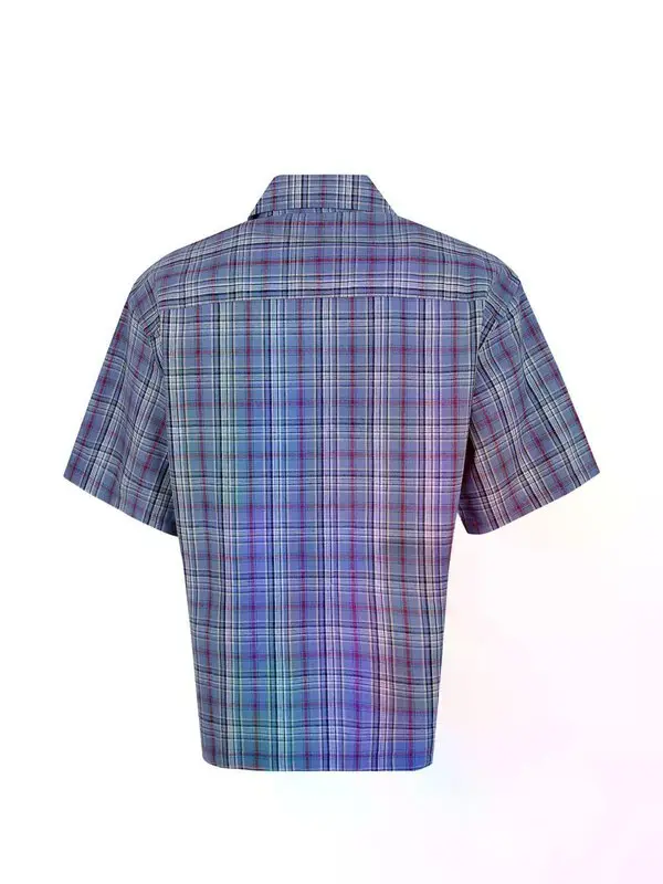Dickies Check-pattern Short-sleeve Shirt - Blue