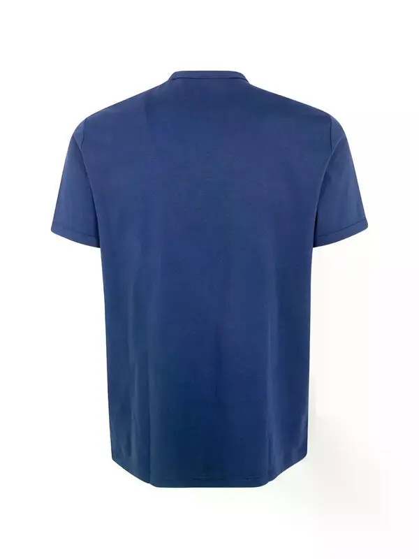 Fred Perry Laurel Wreath Embroidered T-shirt - Blue