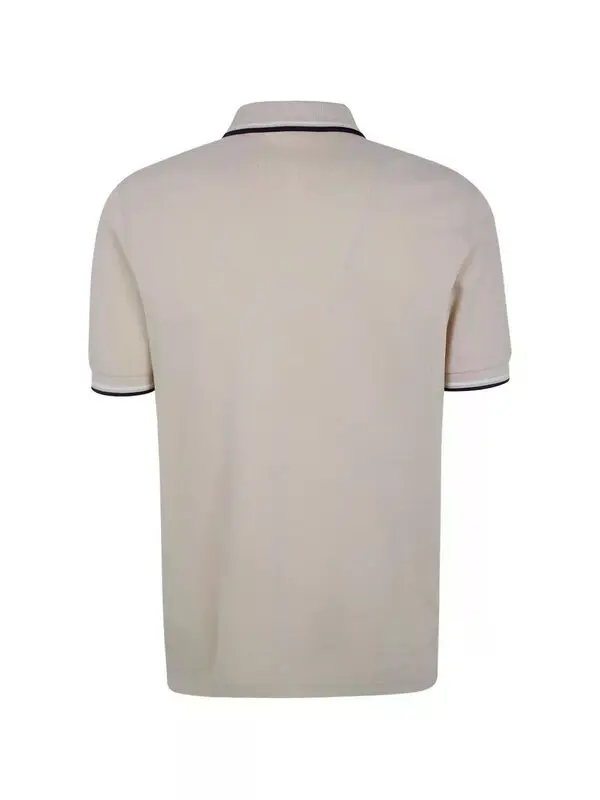 Fred Perry Twin-tipped Pique Polo Shirt - Neutrals