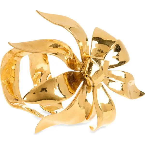 Balenciaga Bloom Cuff Bracelet - Shiny Gold