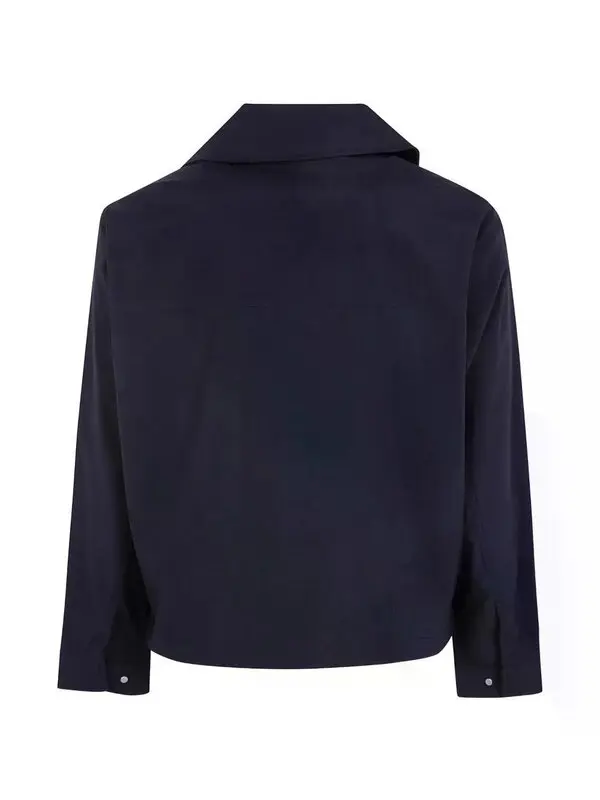 ARTE ANTWERP Logo-embroidered Zip-up Jacket - Blue