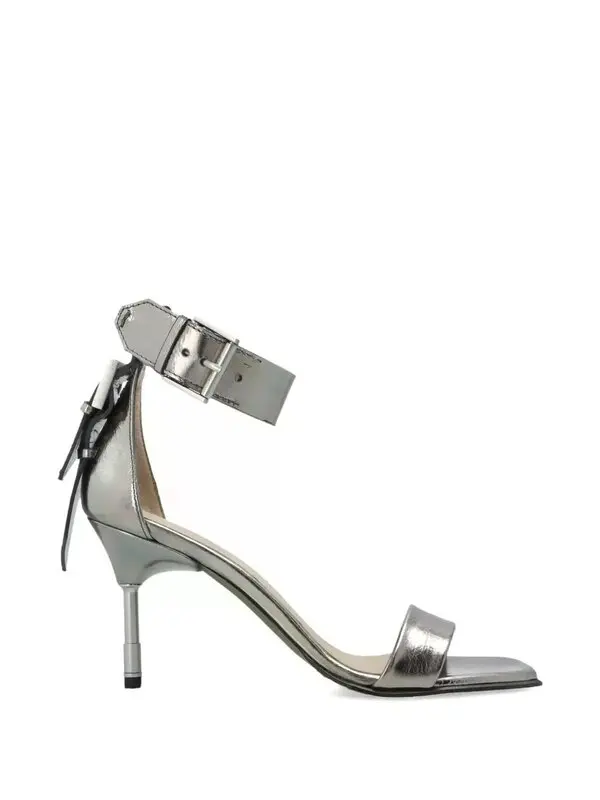 ALLSAINTS Noir Leather Sandals