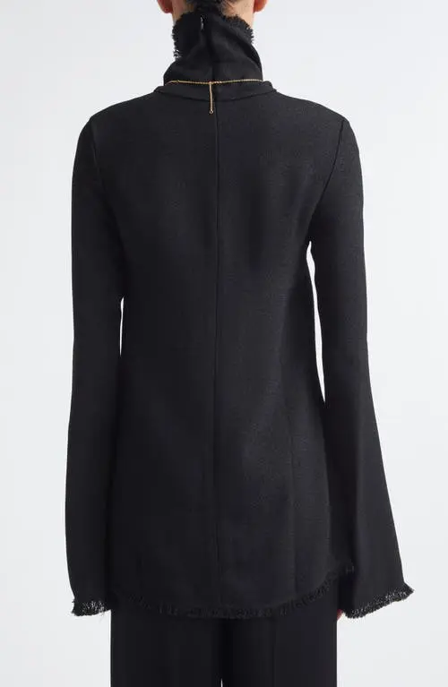 TOTEME Slim-fit Top With Frayed Edges