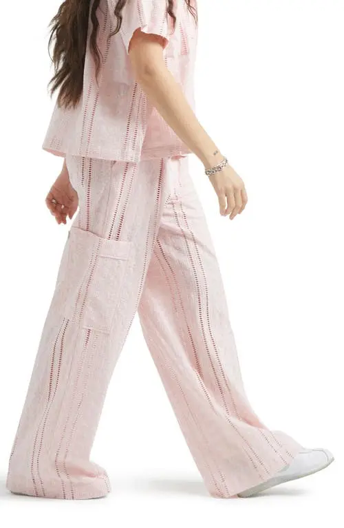 Brixton The Mercer Cotton Eyelet Wide Leg Pants
