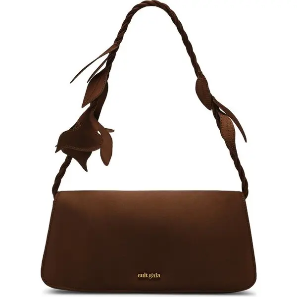 Cult Gaia Cosette Satin Shoulder Bag - Luwak