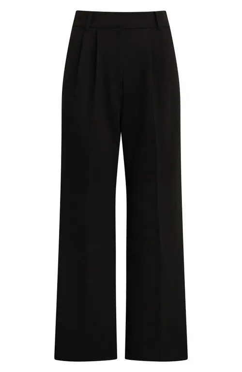 FAVORITE DAUGHTER Pleated Wide-leg Trousers