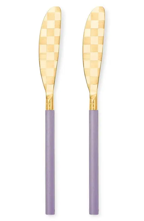MACKENZIE-CHILDS Spreader Set - Violet