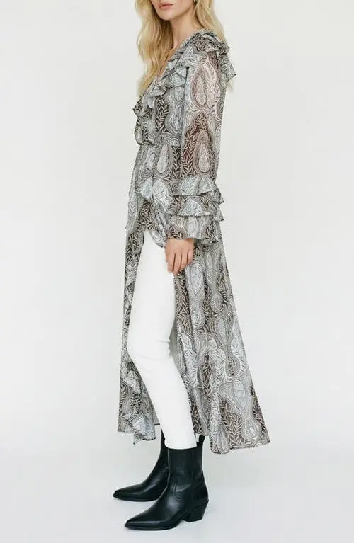 Vero Moda Leaf Print Longline Cardigan