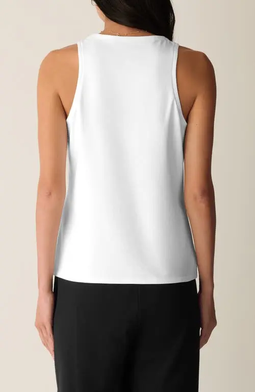 Eileen Fisher Slim Stretch Cotton Tank