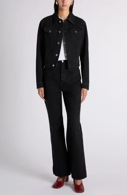 Bottega Veneta Intrecciato Collar Denim Jacket