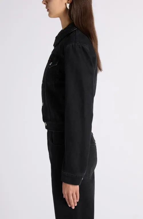 Bottega Veneta Intrecciato Collar Denim Jacket