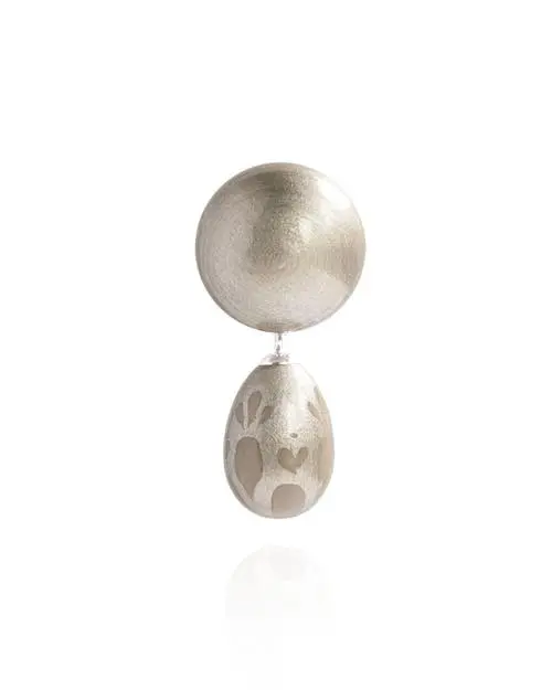 SAULE LABEL Calista Brooch - Platinum Glow
