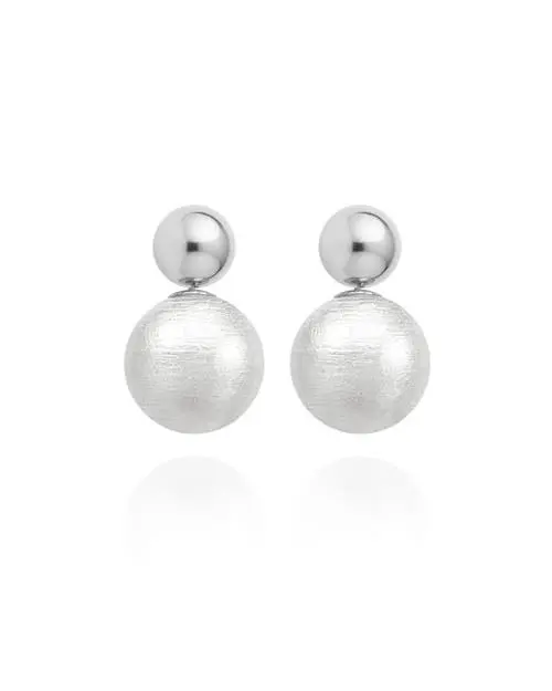 SAULE LABEL Lilou Stud Earrings - Frost