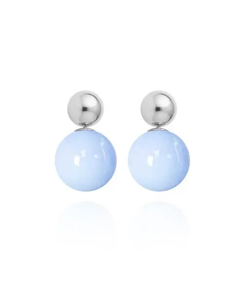 SAULE LABEL Lilou Stud Earrings - Skyfall