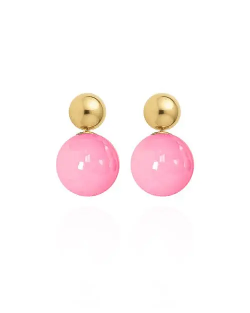 SAULE LABEL Lilou Stud Earrings - Taffy