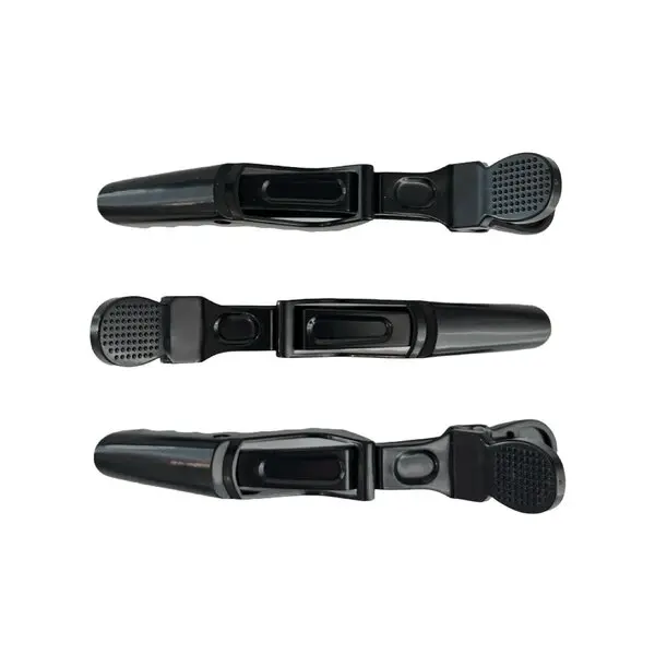 HEADBANDS OF HOPE Crocodile Hair Clips Set Of 3 - Black