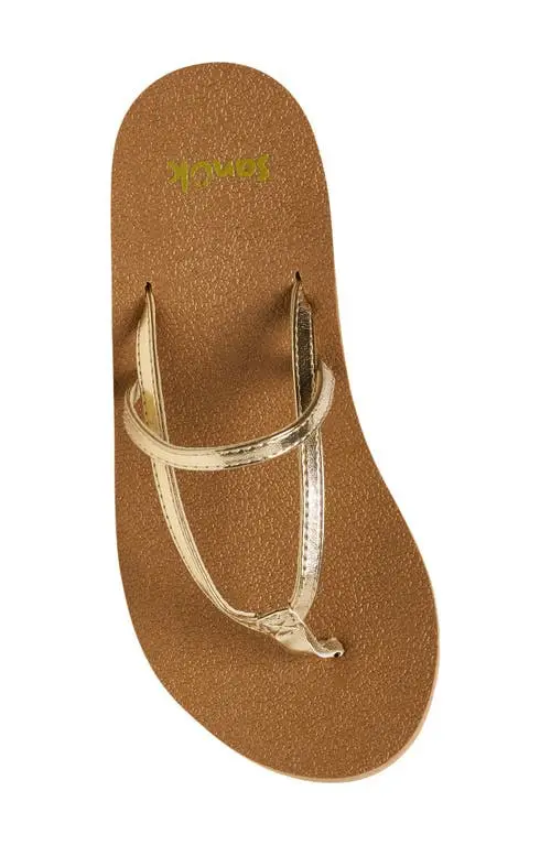 Sanuk Yoga Strappy Sandal - Champagne
