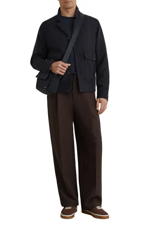 REISS Textured Hopsack Jacket