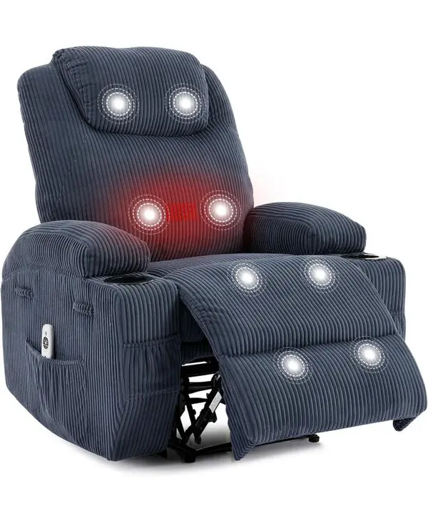 GAOMON Rocking Recliner Chair With Vibration Massage