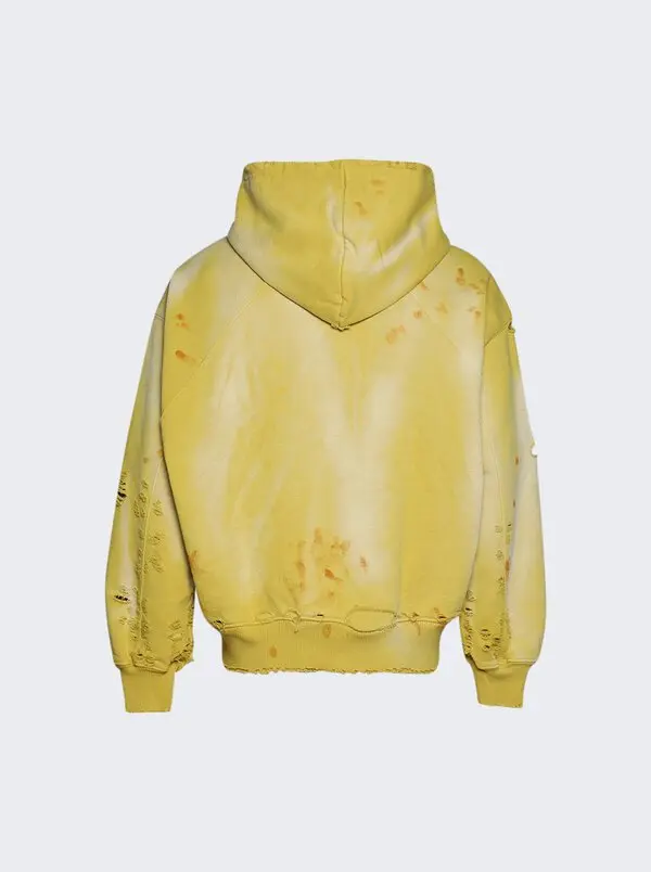 ASTRUM Zip-up Graphic Distressed Hoodie