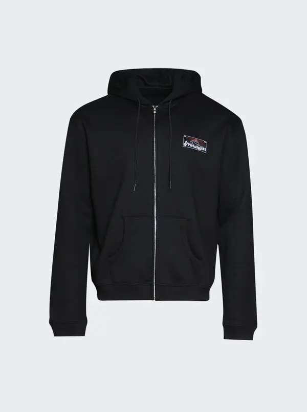 PROTOTYPES Zip-up Cotton Hoodie With Logo