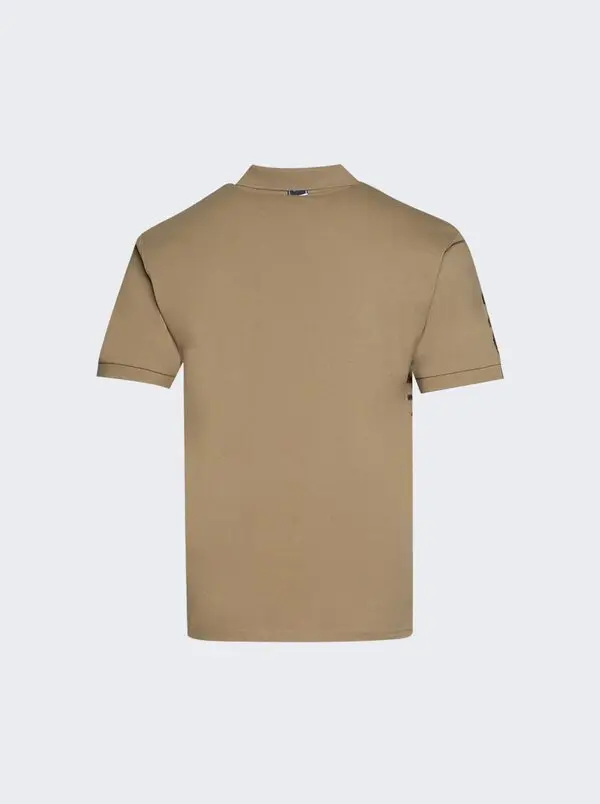PROTOTYPES Sprayed Check Polo Beige
