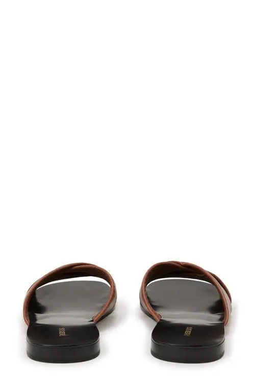 REISS Kori Leather Slide Sandal