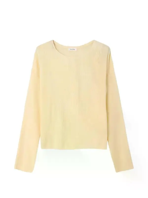 American Vintage Liu Fine-knit Sweater - Yellow